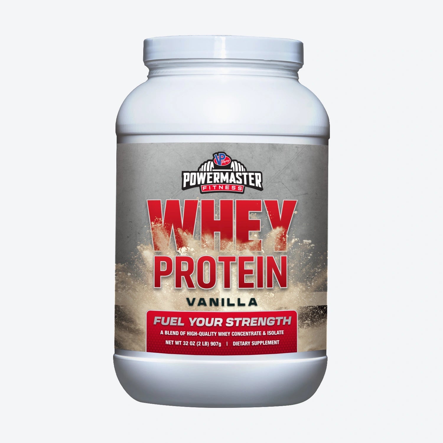 Vanilla Whey Isolate Protein Powder Boost Muscle Recovery