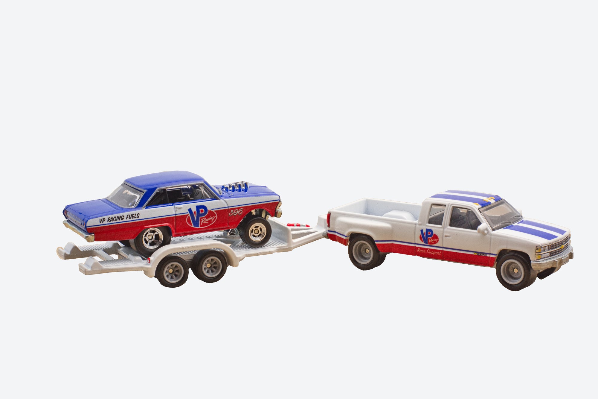 ’63 Chevy Nova with ’88 Chevy Silverado 3500 Team Transport